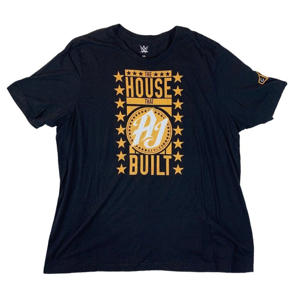 Wwe Aj Styles "The House That Aj Styles Built" Black … - Gem